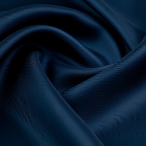 Blue Lining Fabric for Coats and Jackets, Lining Taffeta by Half Yard ...