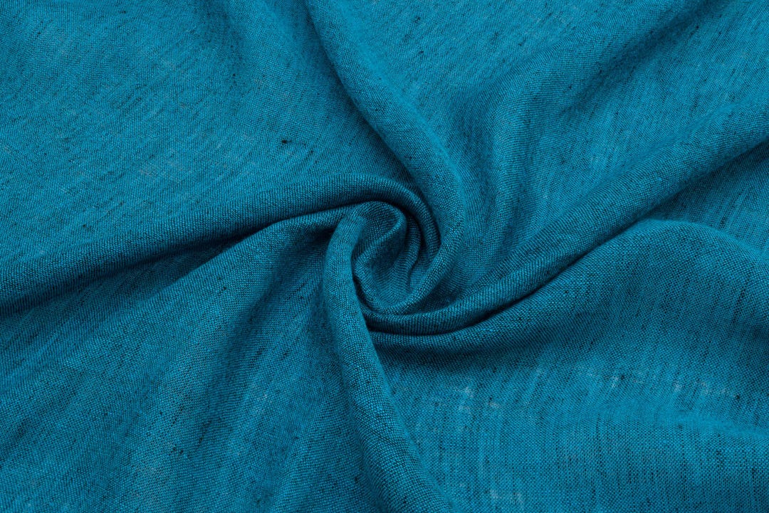 Line Gauze Fabric Teal Blue for Clothing, Accessories and Drapery - Etsy