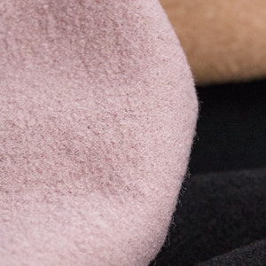 Light Pink Boiled Wool Fabric by the Yard for Coats and Jackets - Made ...