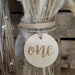 Rustic Wooden Table Number Tag // Farmhouse Style // Wedding - Etsy