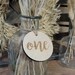 Rustic Wooden Table Number Tag // Farmhouse Style // Wedding - Etsy