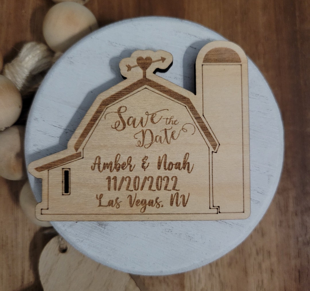 Barn Save the Date Magnets - Etsy