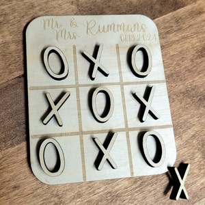 Tic Tac Toe Wedding Favors // Custom Tic Tac Toe // Games for Kids ...