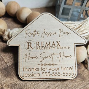 Realtor Marketing Magnets // Custom Realtor Magnets // Logo Magnets - Etsy