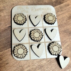 Tic Tac Toe Wedding Favors // Custom Tic Tac Toe // Games for Kids ...