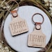Rustic Wooden Table Number Tag // Farmhouse Style // Wedding - Etsy