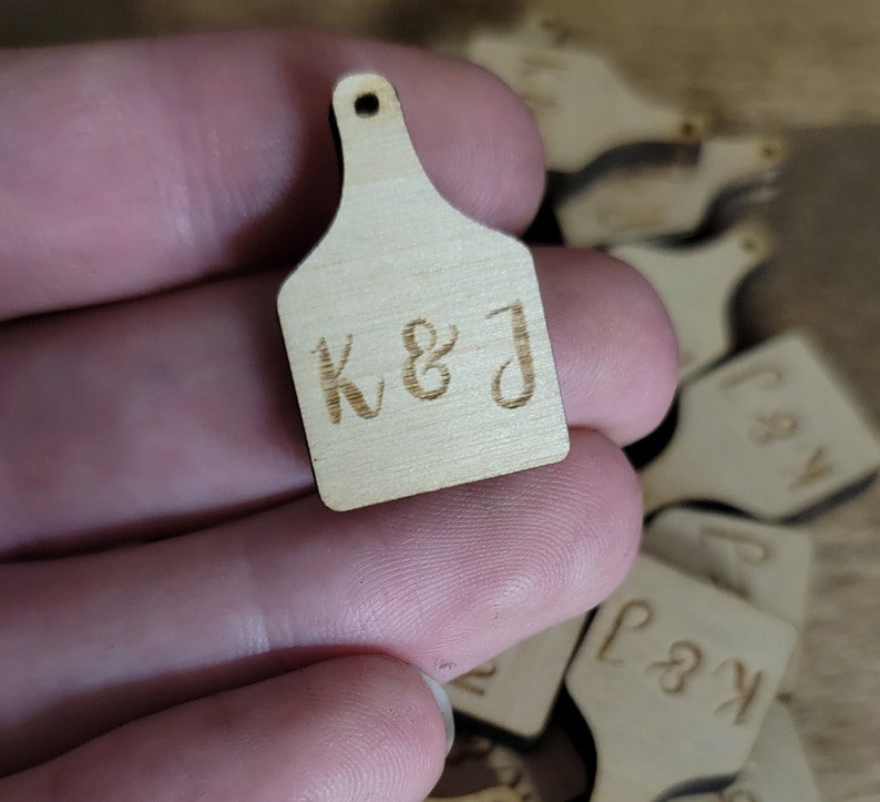 100 Count Cattle Tag Wedding Confetti - Etsy