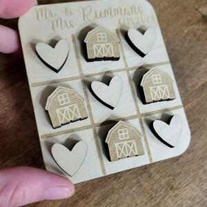 Tic Tac Toe Wedding Favors // Custom Tic Tac Toe // Games for Kids ...