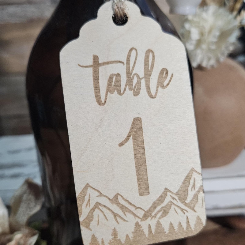 Mountain Table Numbers - Etsy