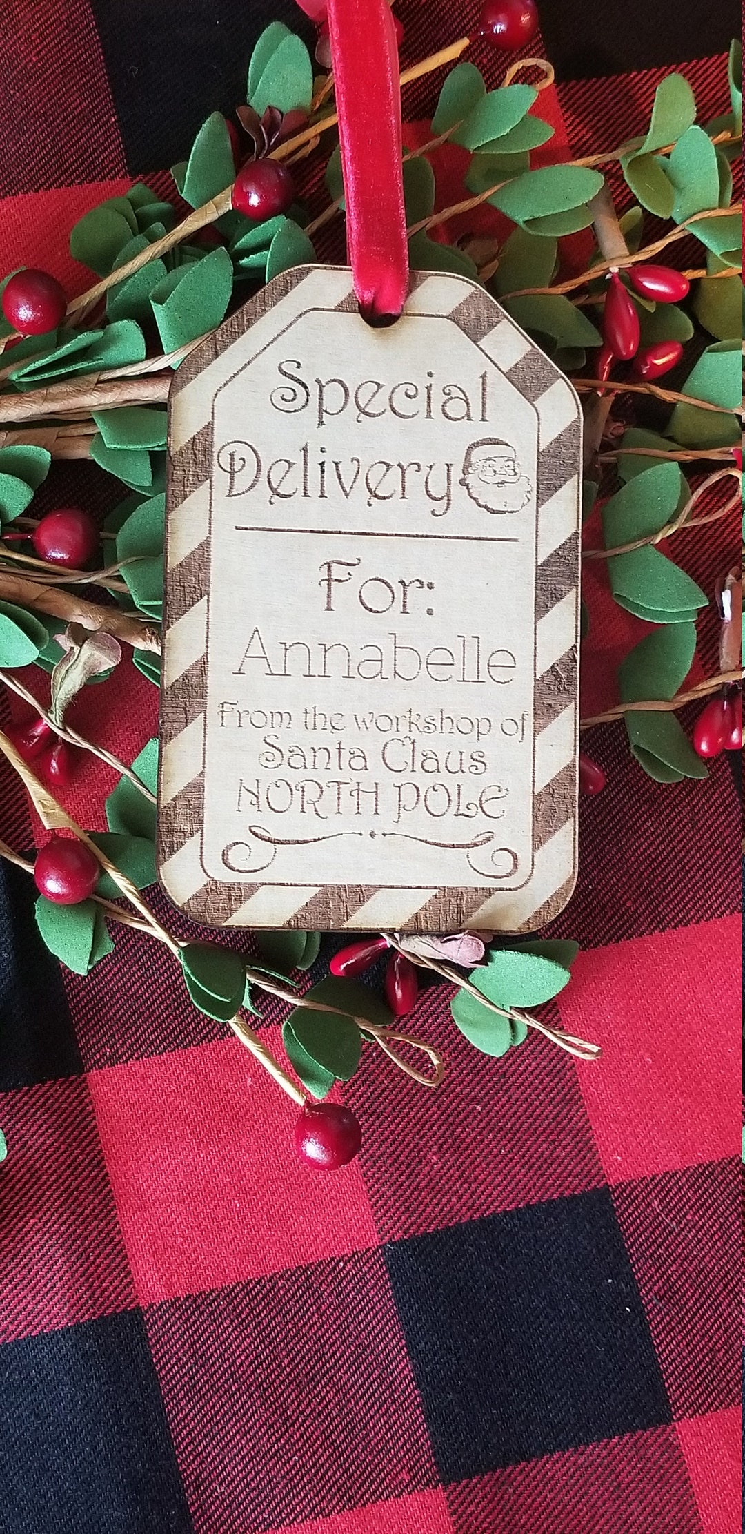 From Santa Gift Tags // Personalized Gift Tags // Christmas Gift Tags ...