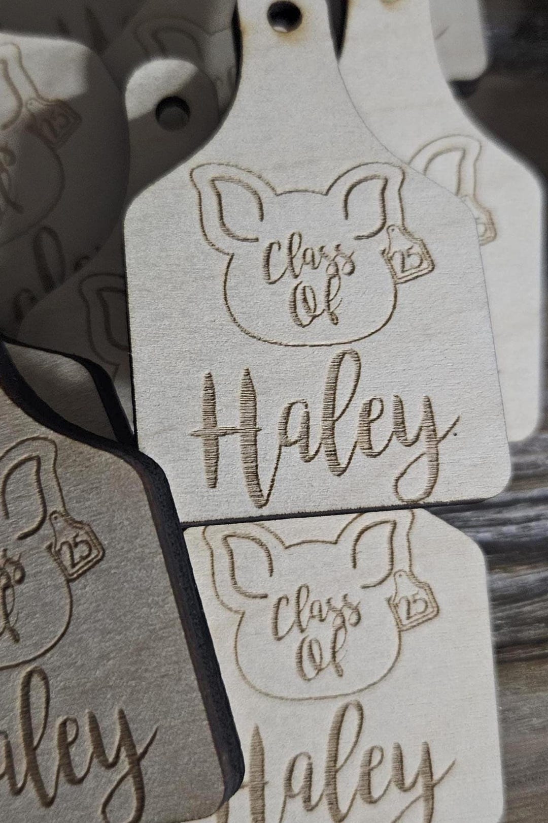 100 Count Wooden Mini Cattle Tag Table Decor - Etsy