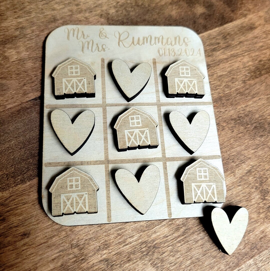 Tic Tac Toe Wedding Favors // Custom Tic Tac Toe // Games for Kids ...