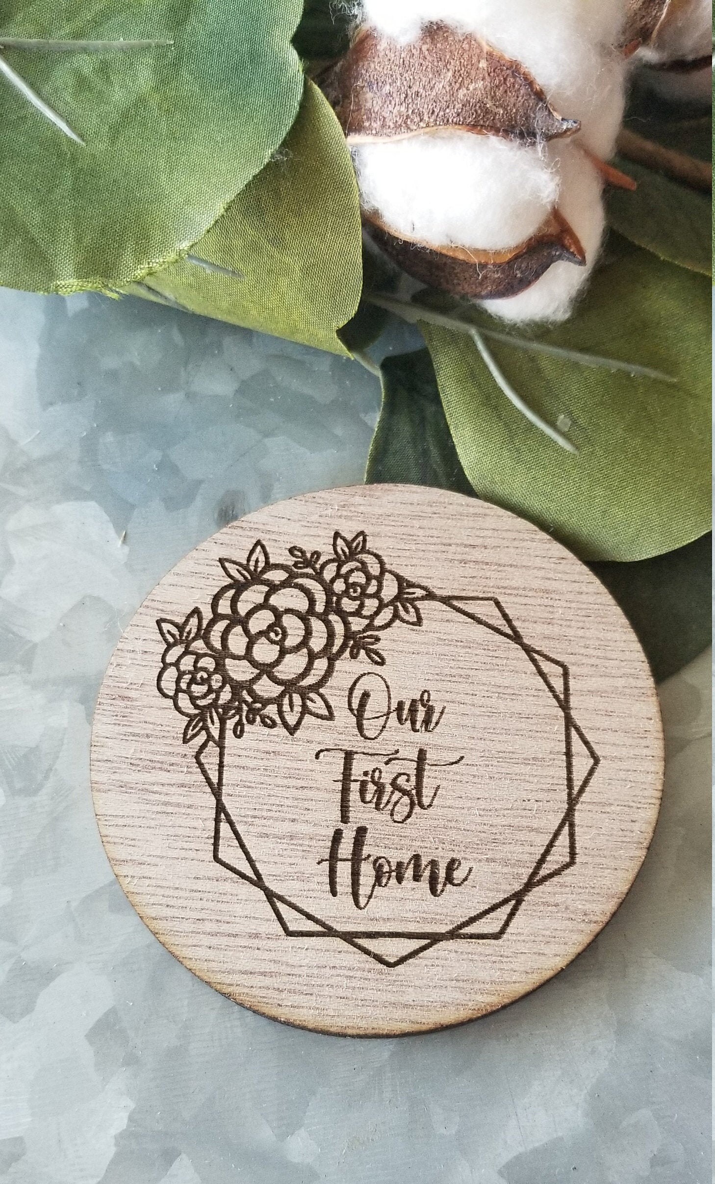 New Home Magnet, Wooden Small Gift, Realtor Gift - Etsy