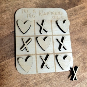 Tic Tac Toe Wedding Favors // Custom Tic Tac Toe // Games for Kids ...
