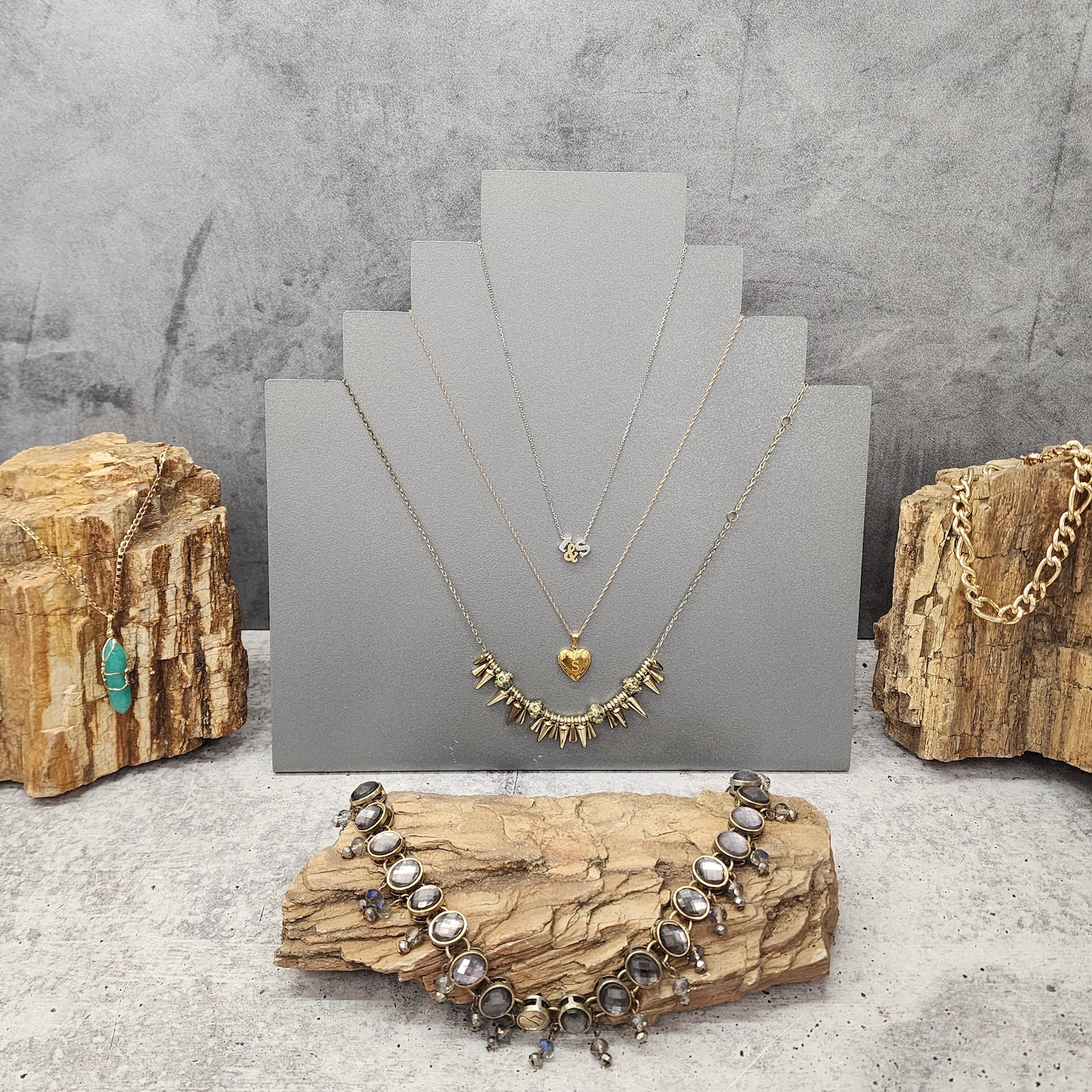 Three Tier Necklace Display - Etsy