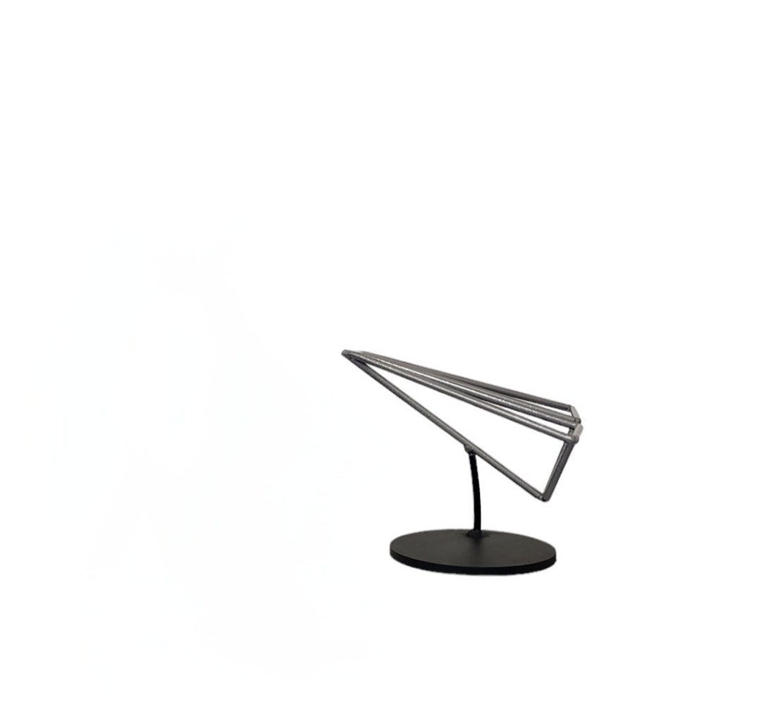 MINI Metal Paper Airplane | Industrial Decor | Hand Welded Nostalgic ...