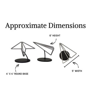 MINI Hand Welded Metal Paper Airplane Sculpture | Metal Art & Decor ...