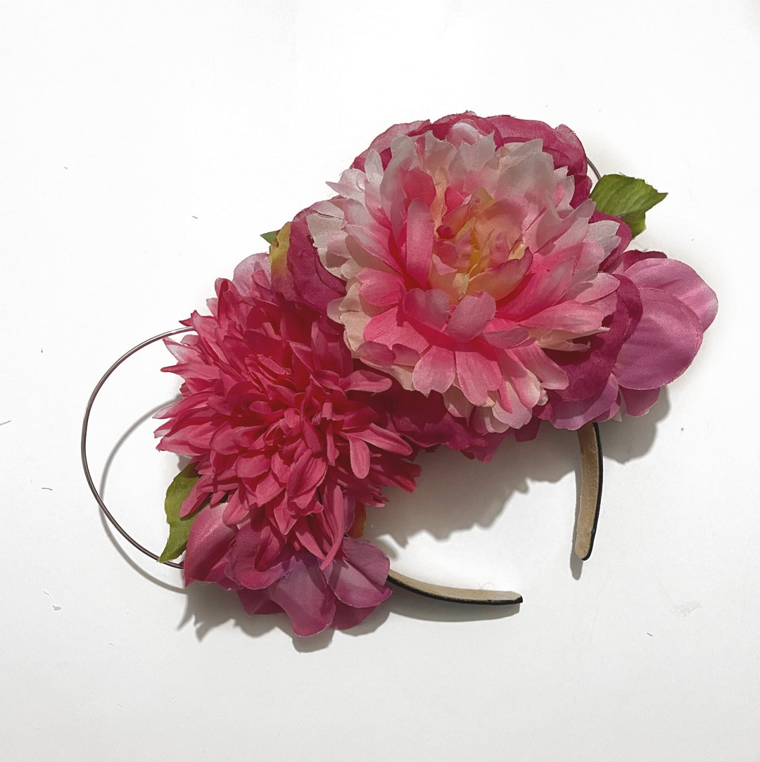 Pink Mickey Mouse Ears Minnie Mouse Ears Disney Headband Princess Ears ...