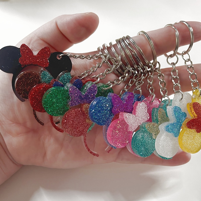 Mickey Mouse Keychain - Etsy