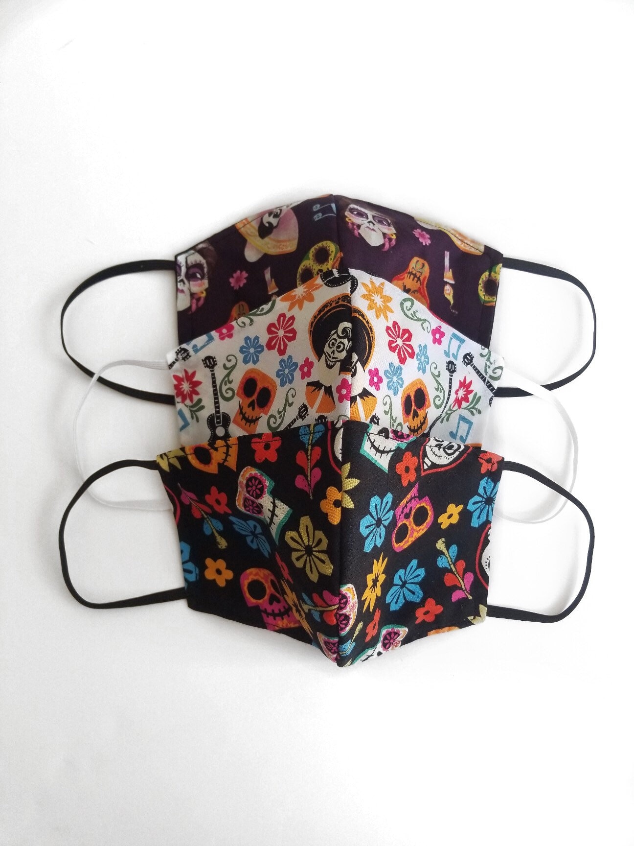 Coco Face Mask Face Mask Halloween Face Mask Sugar Skull - Etsy