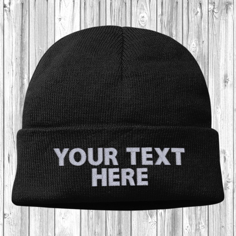 Embroidered Beanies - Etsy UK