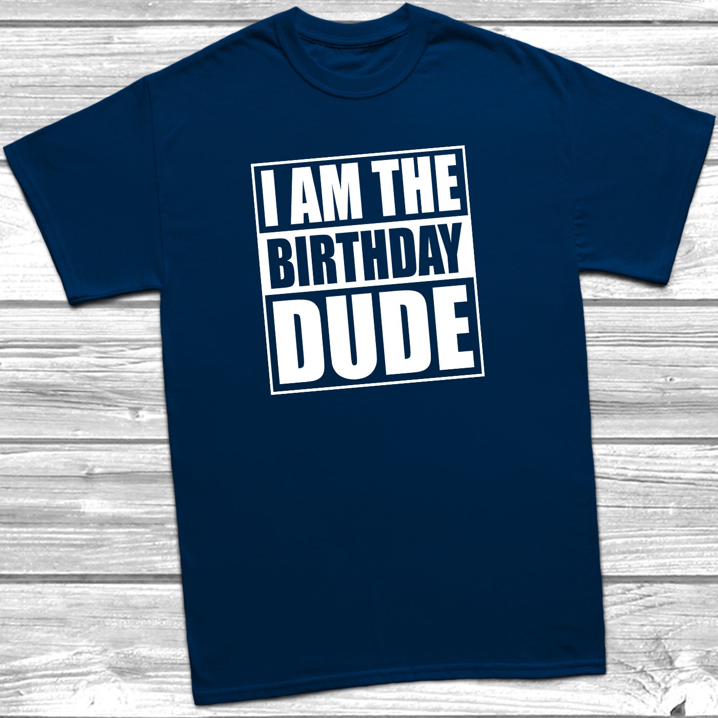 I Am The Birthday Dude T-Shirt Bday Party Boys Tee Top | Etsy