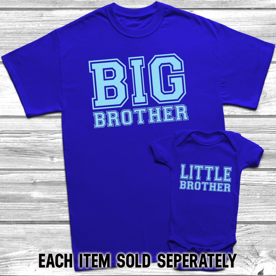 Big Brother Little Brother T-shirt Kids Baby Grow Brothers Set Outfits ...