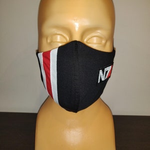 Face Mask Inspired in Mass Effect N7 - Etsy