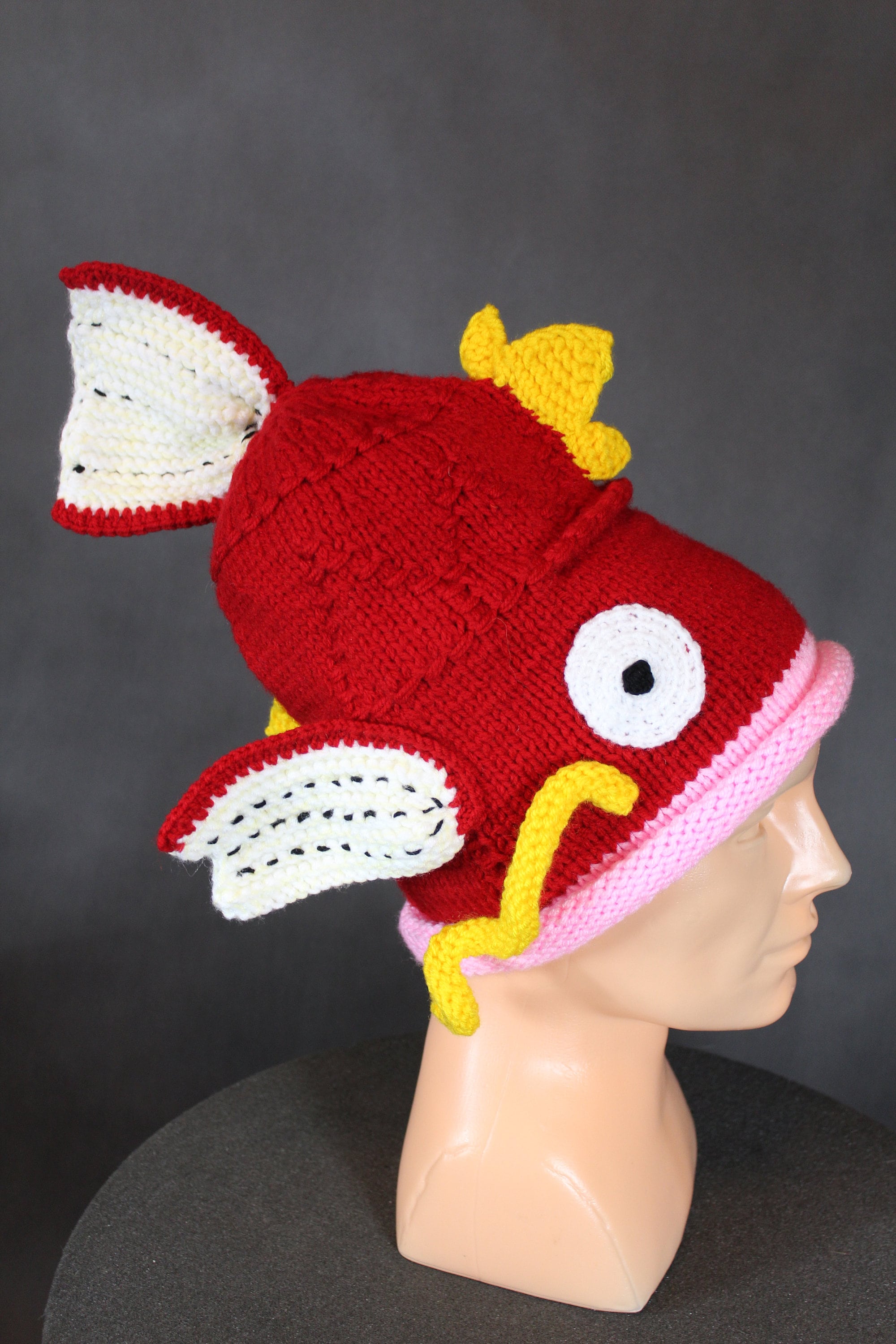 Knitted Woolen Hat - Magikarp From Pokemon Go - Etsy UK