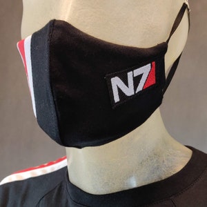 Face Mask Inspired in Mass Effect N7 - Etsy