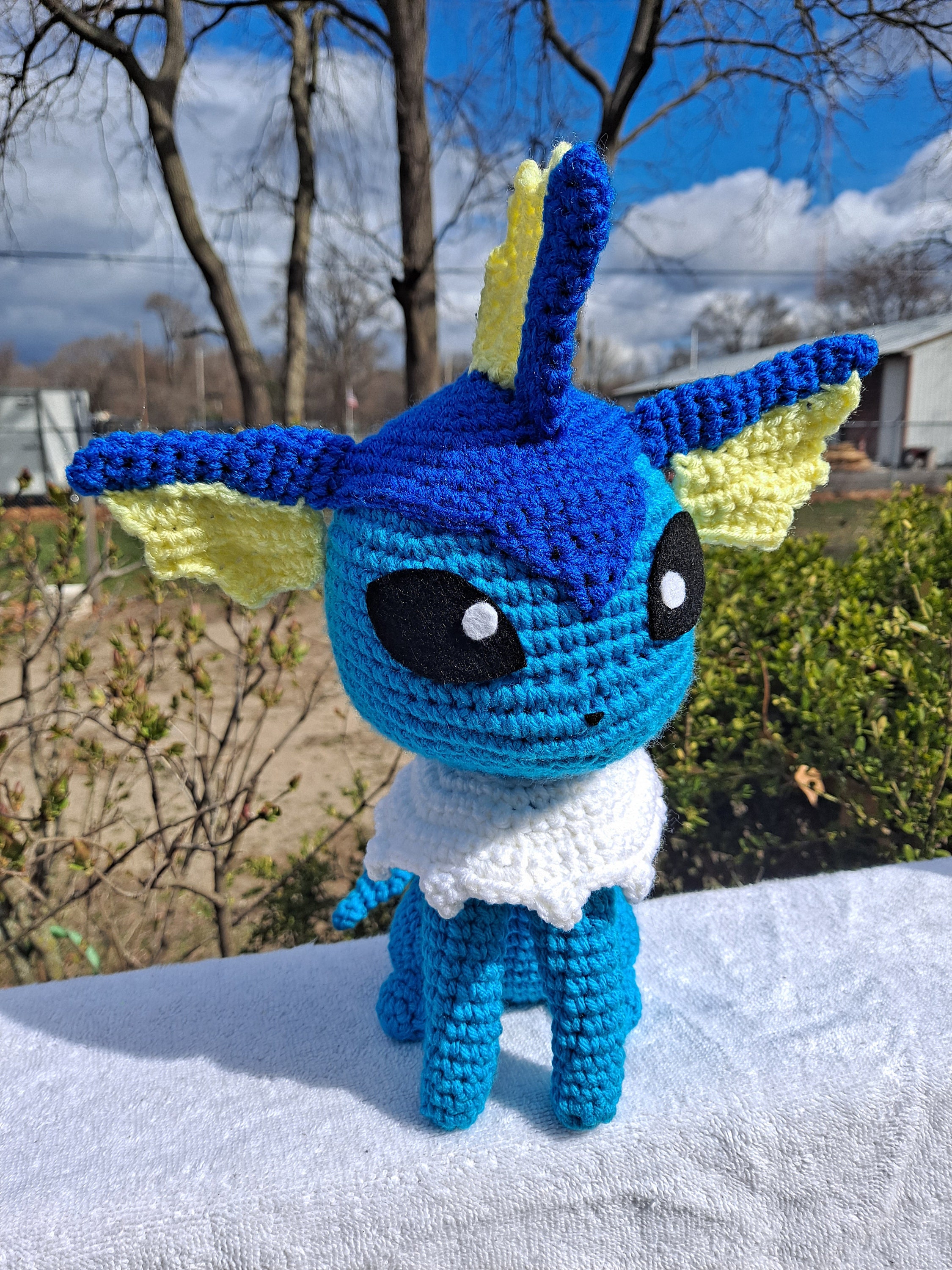 Vaporeon Plush Pattern