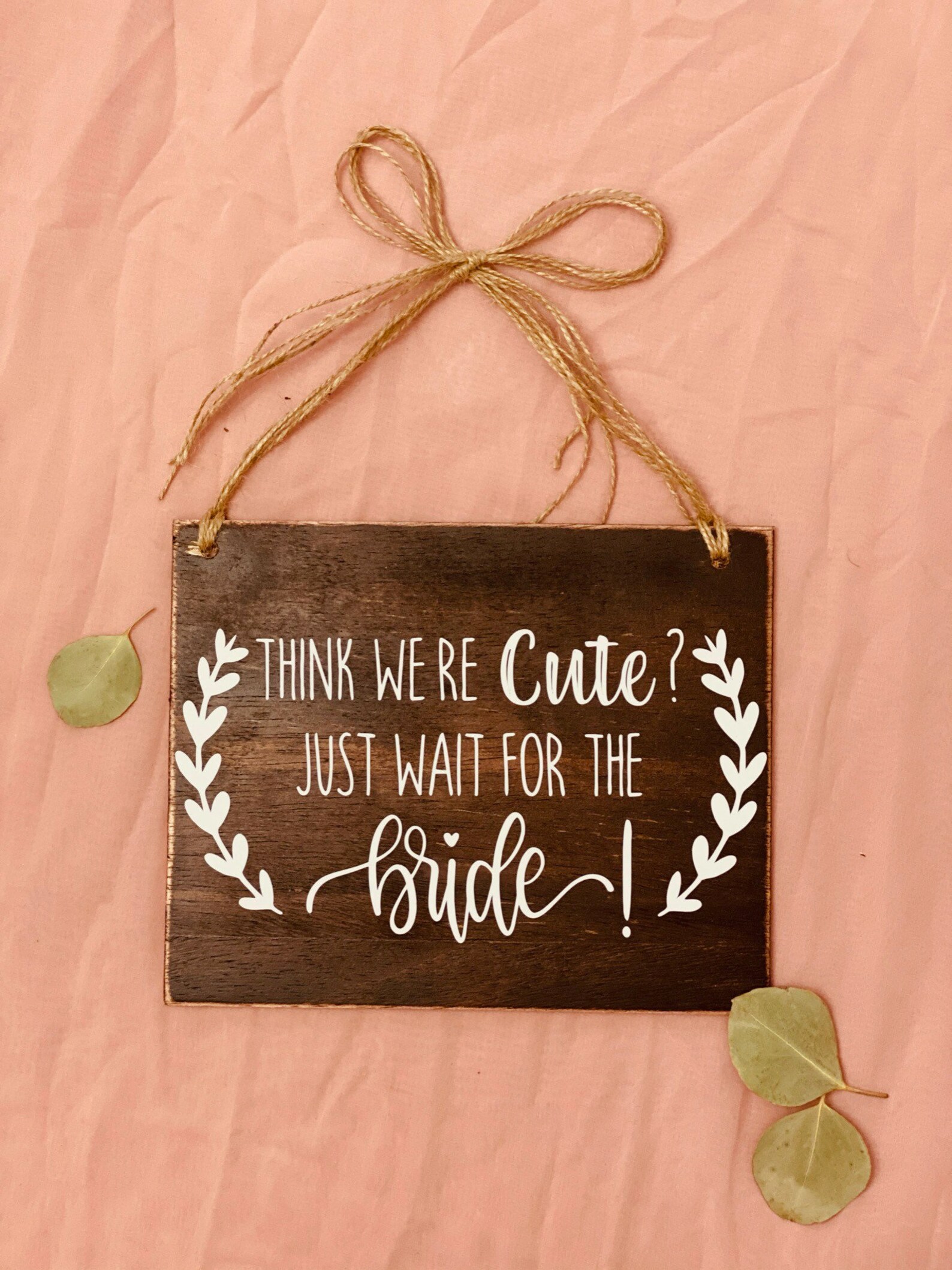 Customized Ring Bearer & Flower Girl Signs Personalized - Etsy