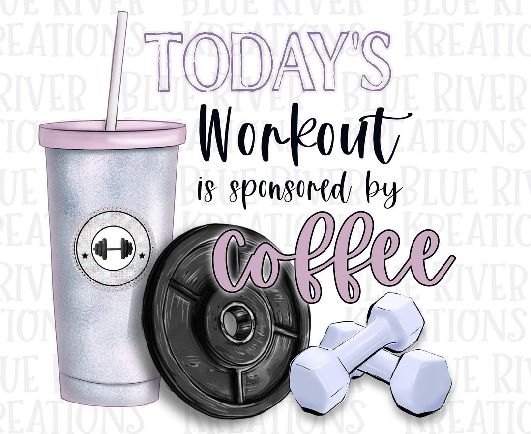 Coffee and Gym, Training, Fitness, Crossfit, Workout, Fitness Clipart ...
