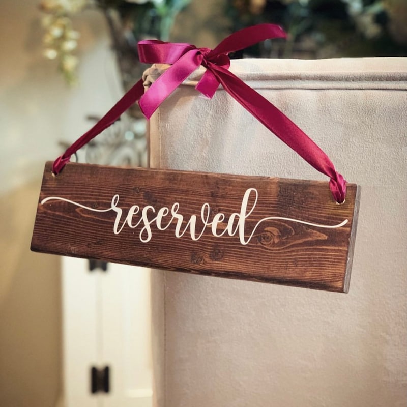 Reserved Sign - Etsy
