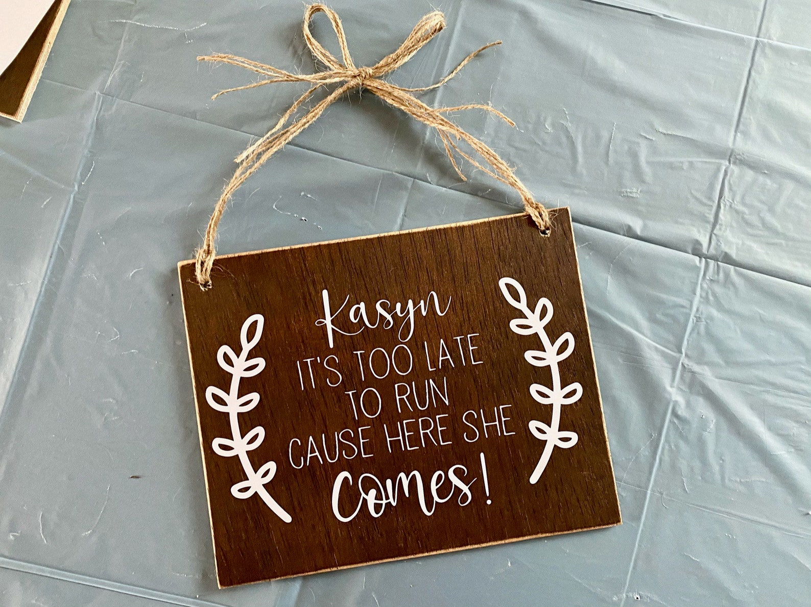 Customized Ring Bearer & Flower Girl Signs Personalized - Etsy