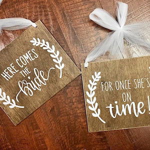 Customized Ring Bearer & Flower Girl Signs, Personalized, Custom ...