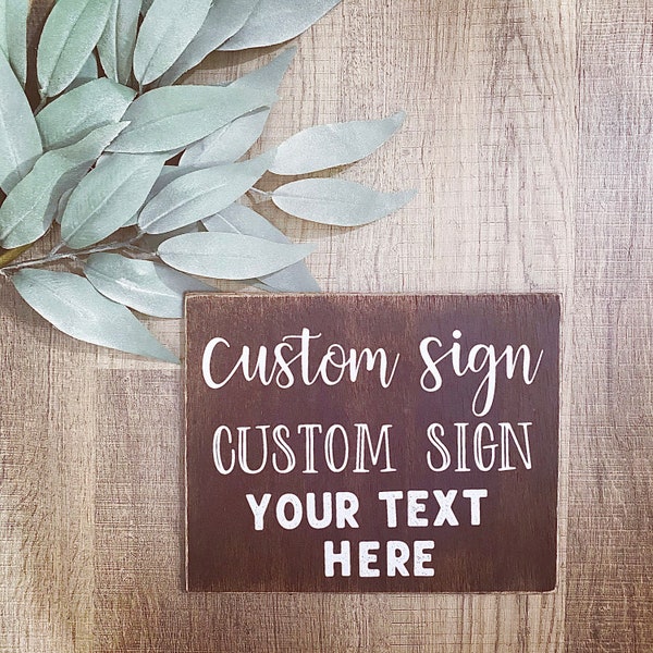 Handmade Signs Wood - Etsy