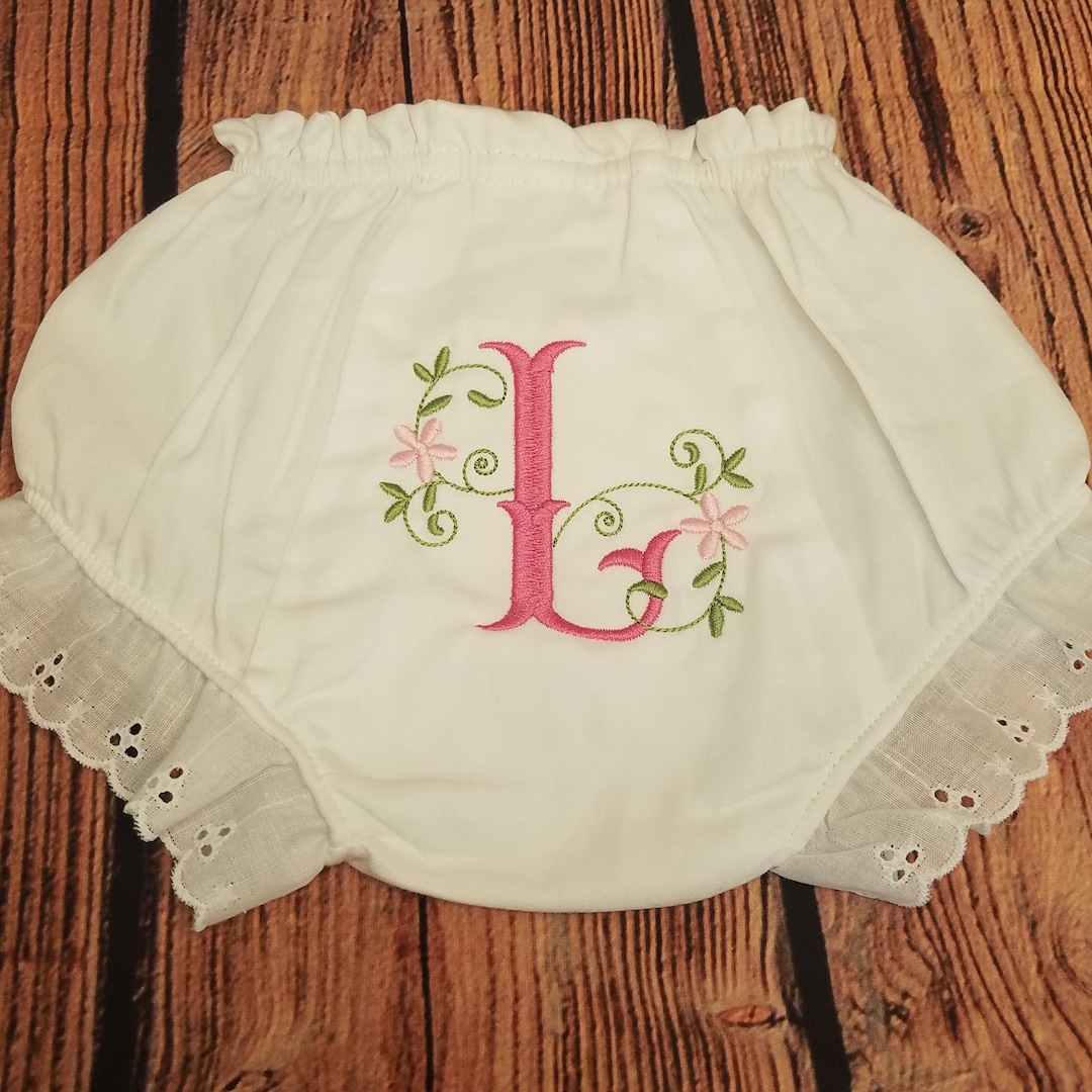 Embroidered Diaper Cover Bloomer Personalized Newborn Gift - Etsy