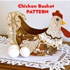 Chicken Basket PDF Tutorial With Pattern, Easter DIY Fabric Project for ...