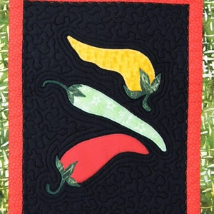 Chili Pepper Table Runner With Red Green Yellow Chili - Etsy