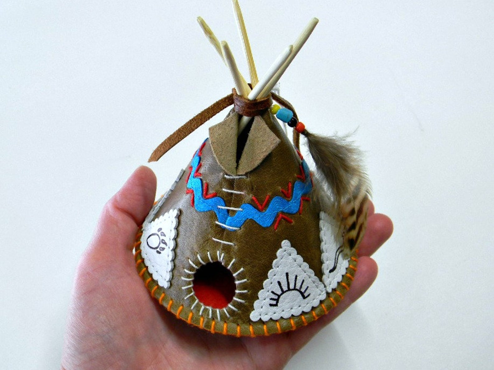 Leather Tepee Ornament Teepee PDF Tutorial With Pattern DIY - Etsy Canada