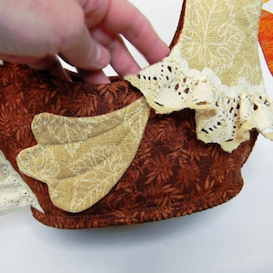 Chicken Basket PDF Tutorial With Pattern, Easter DIY Fabric Project for ...