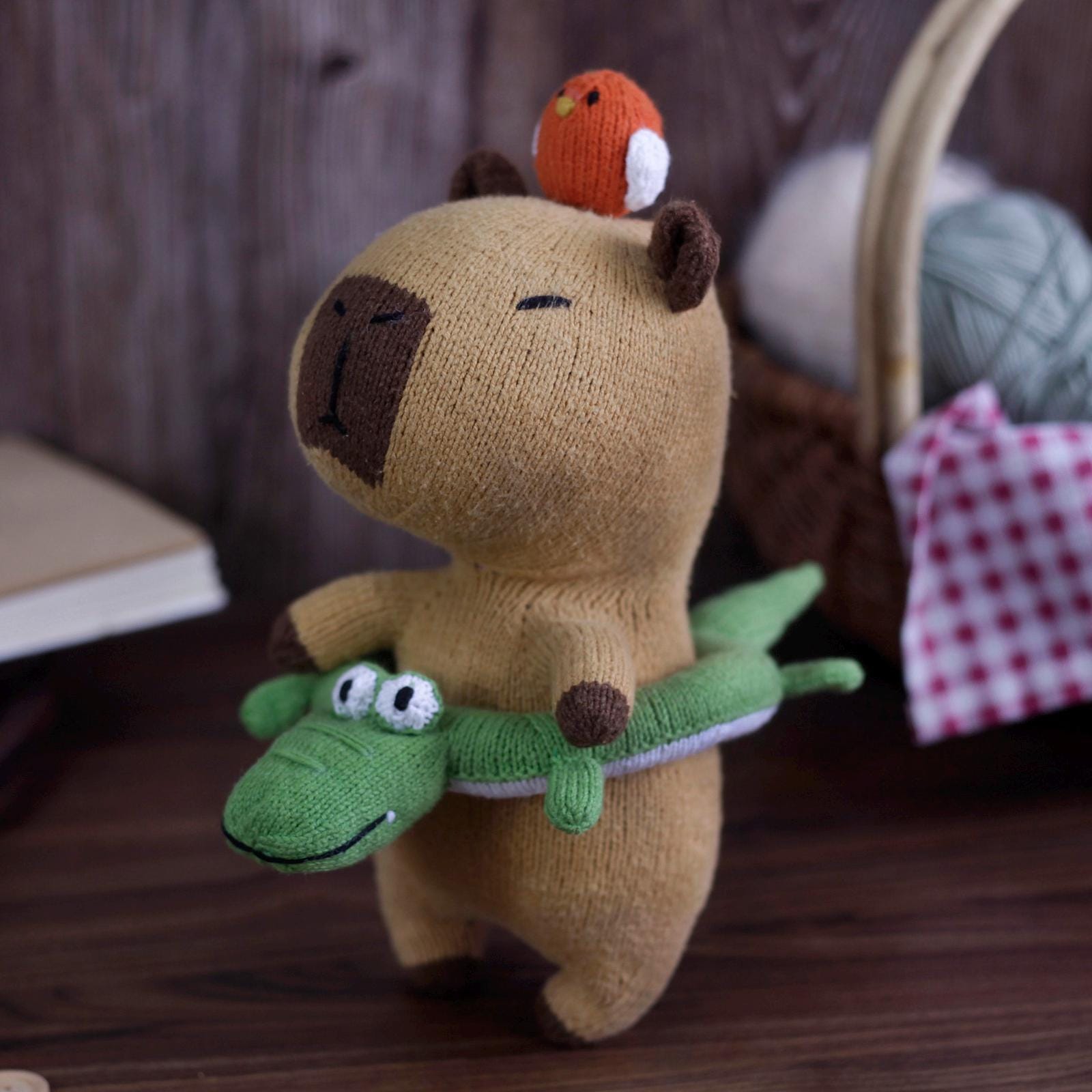 Capybara Knitting Pattern, Doll Craft Pattern, DIY Doll Making ...