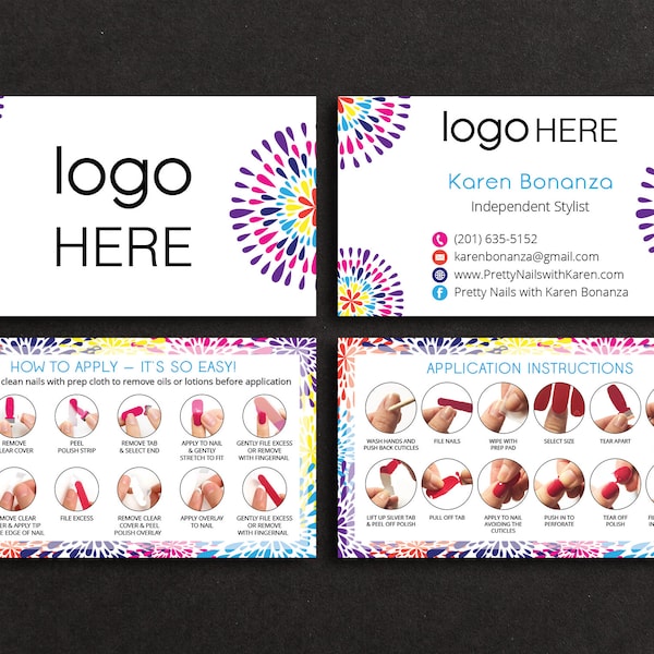 Color Street Business Cards - Etsy