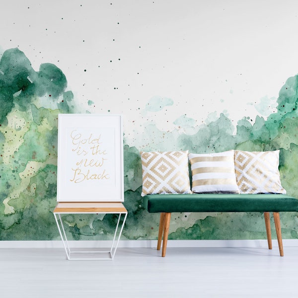 Watercolor Mural - Etsy