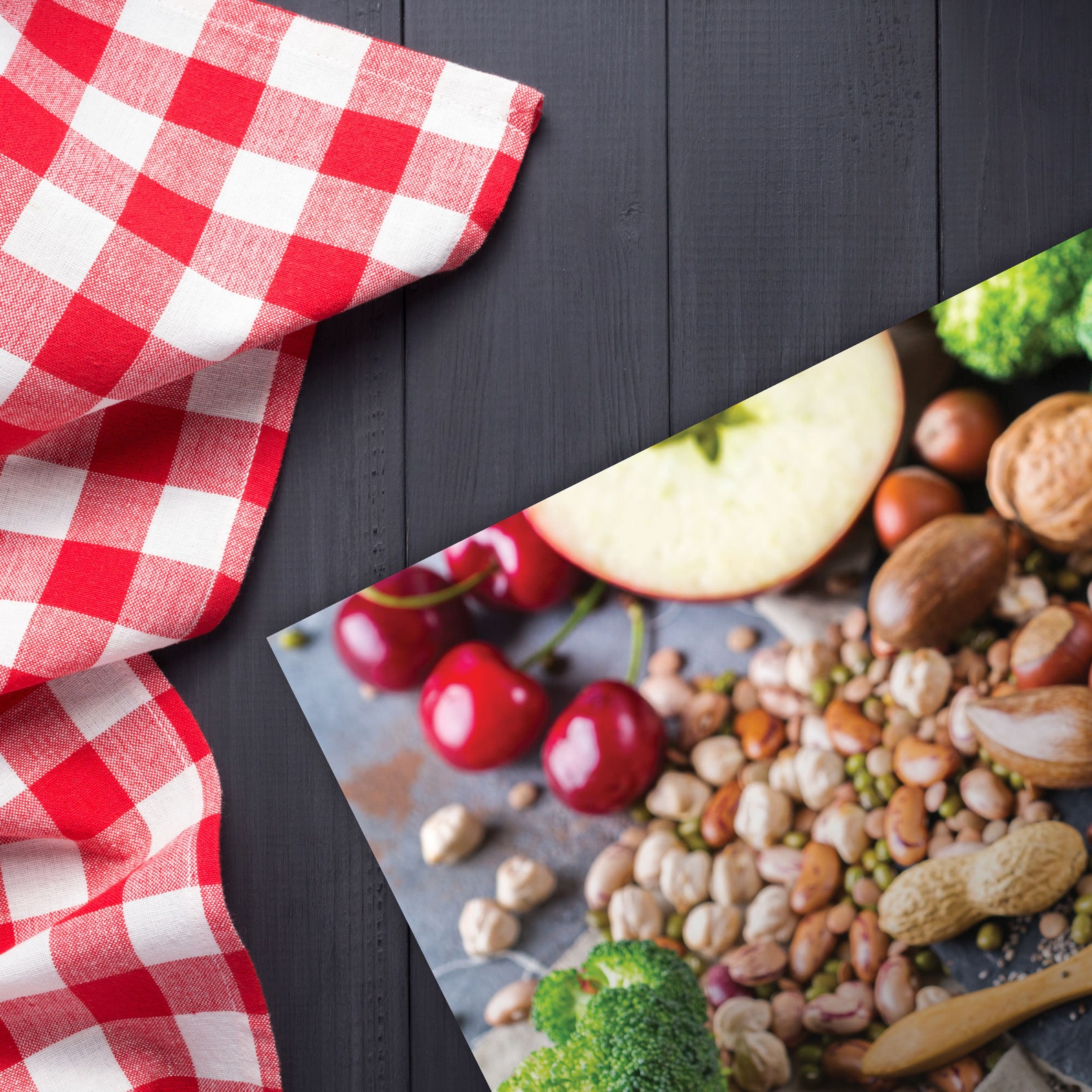 Colorful Food Wallpaper, Veggies, Fruits, Nuts, Peel and Stick Vinyl - Etsy