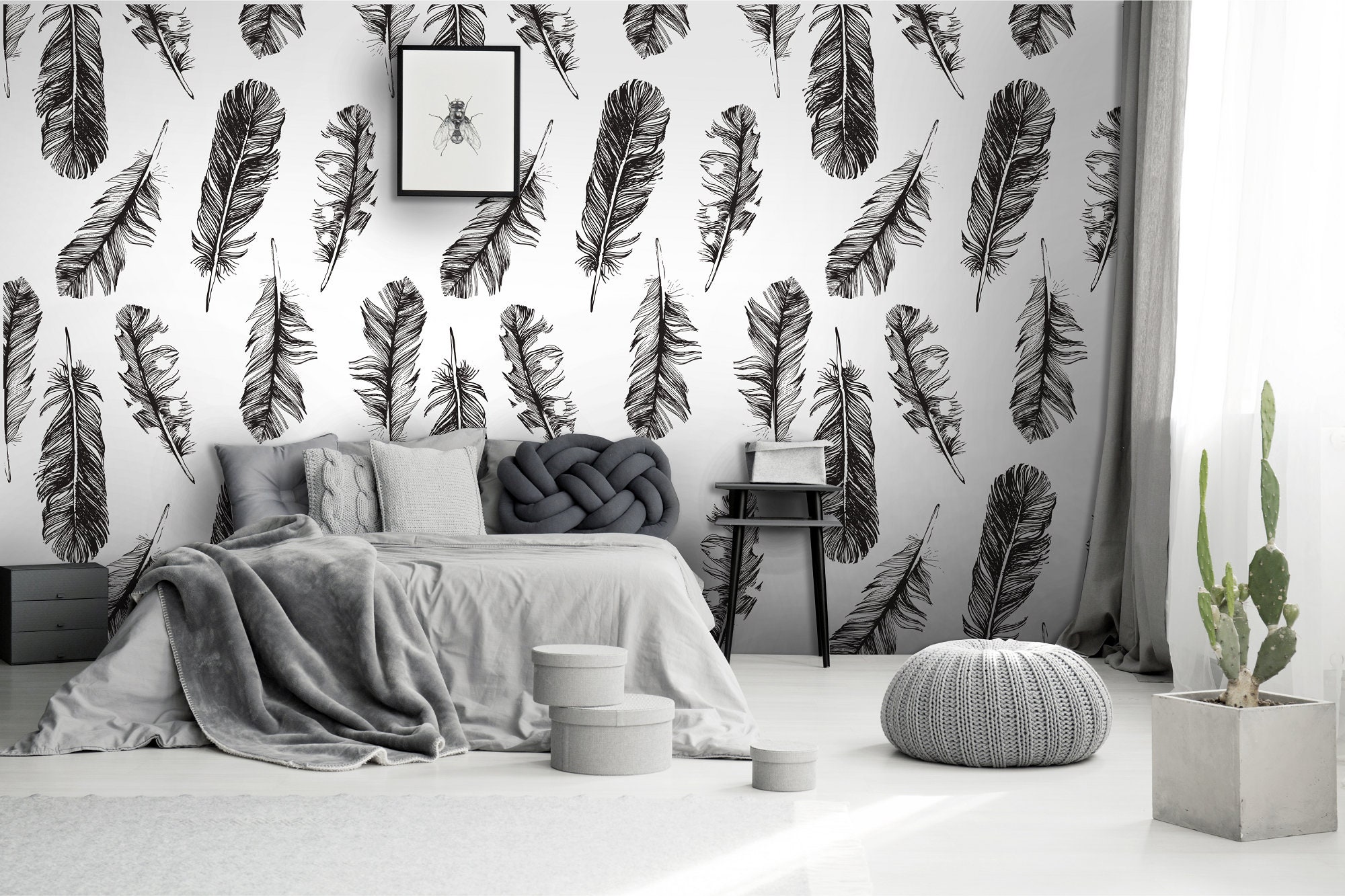 Feather Wallpaper Pattern