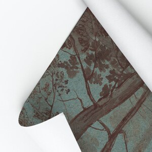 Vintage Tree Wallpaper, Wall Art Wallpaper | Peel and Stick (self ...