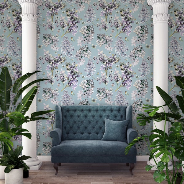 Lilac Wall Mural - Etsy