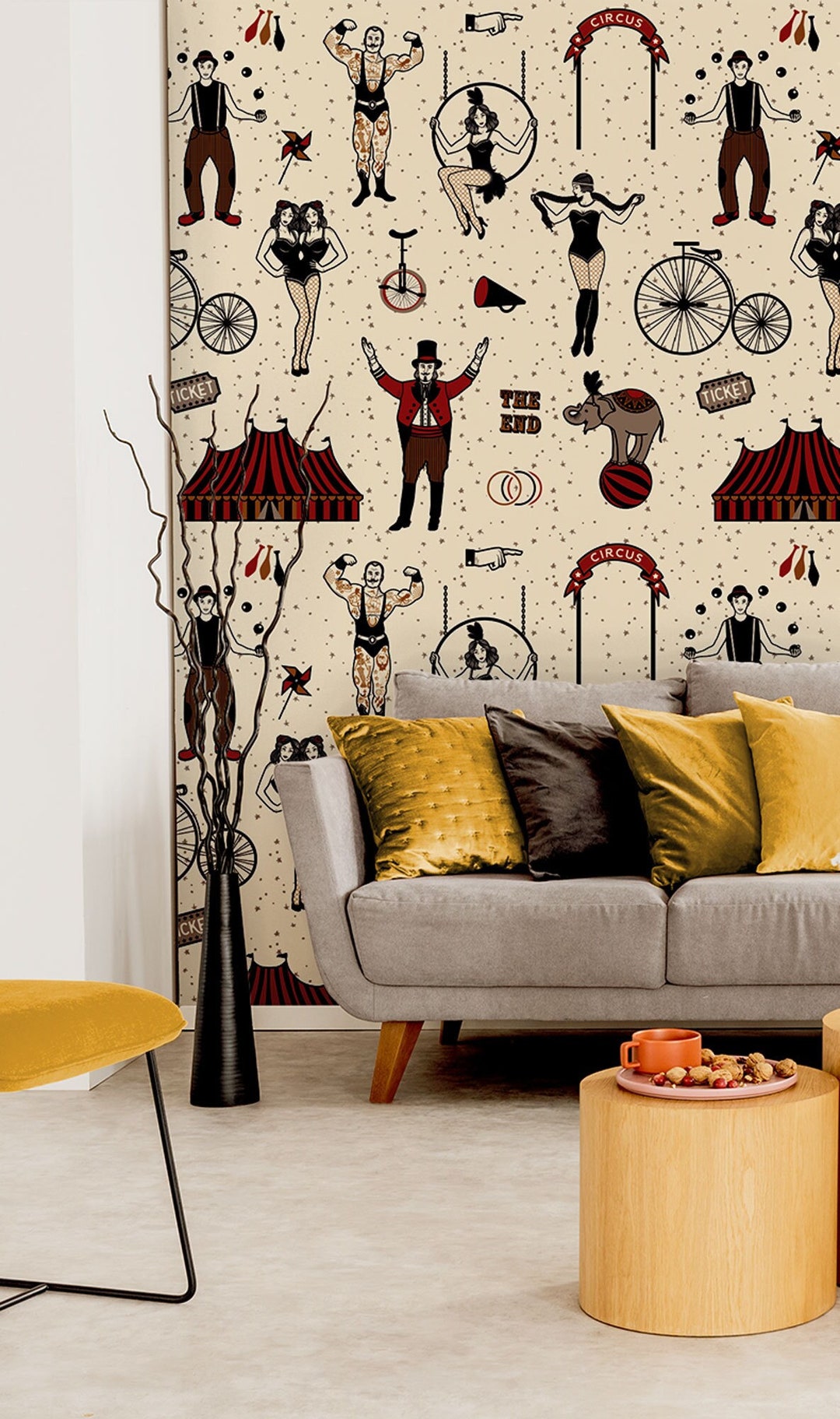 Circus Themed Wallpaper, Circus Artists & Acrobats, Elephant, Circus ...